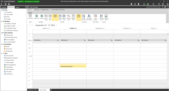 Task Scheduler in Workspaces